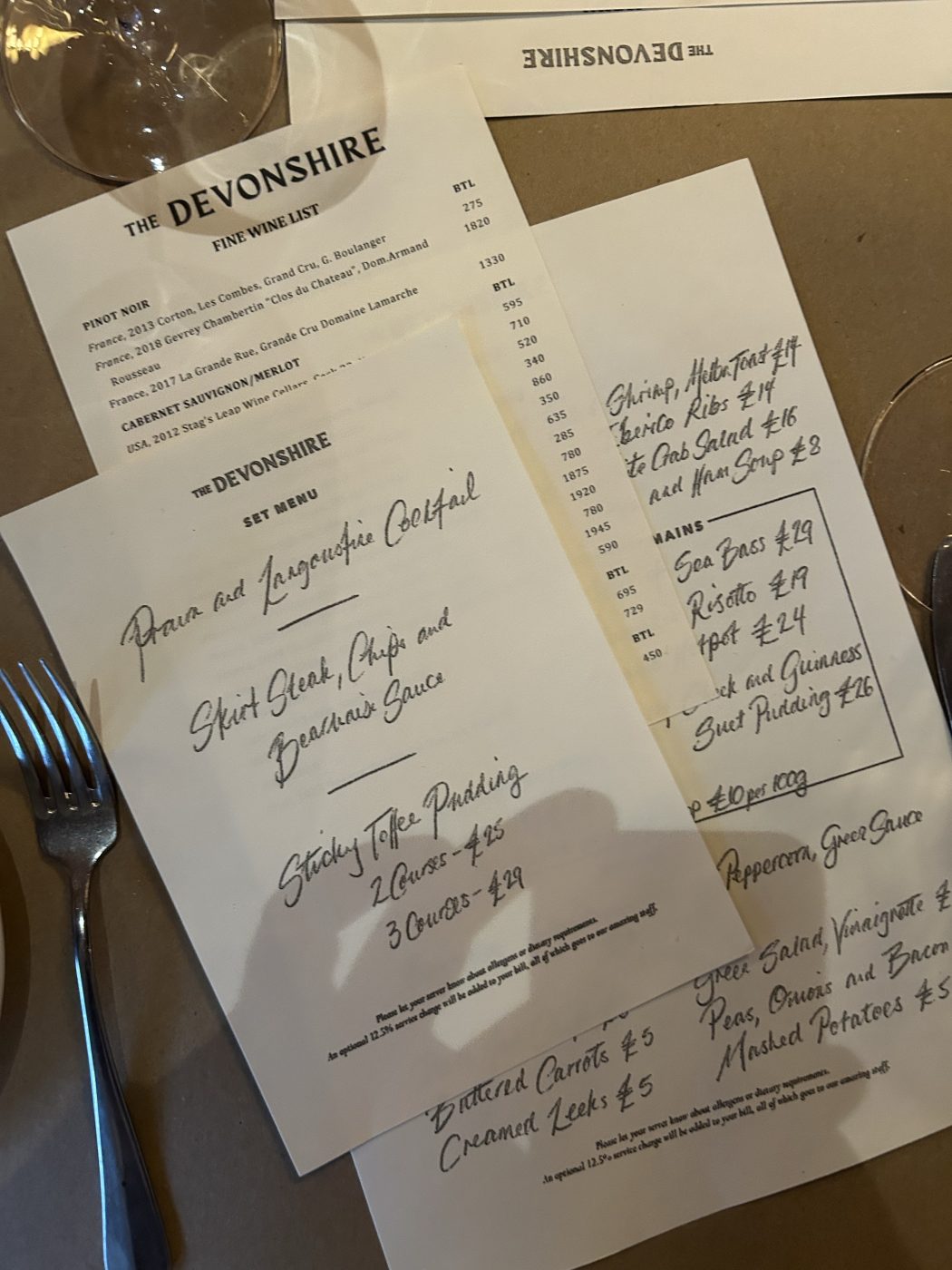 The Devonshire, London - Meat & One Veg