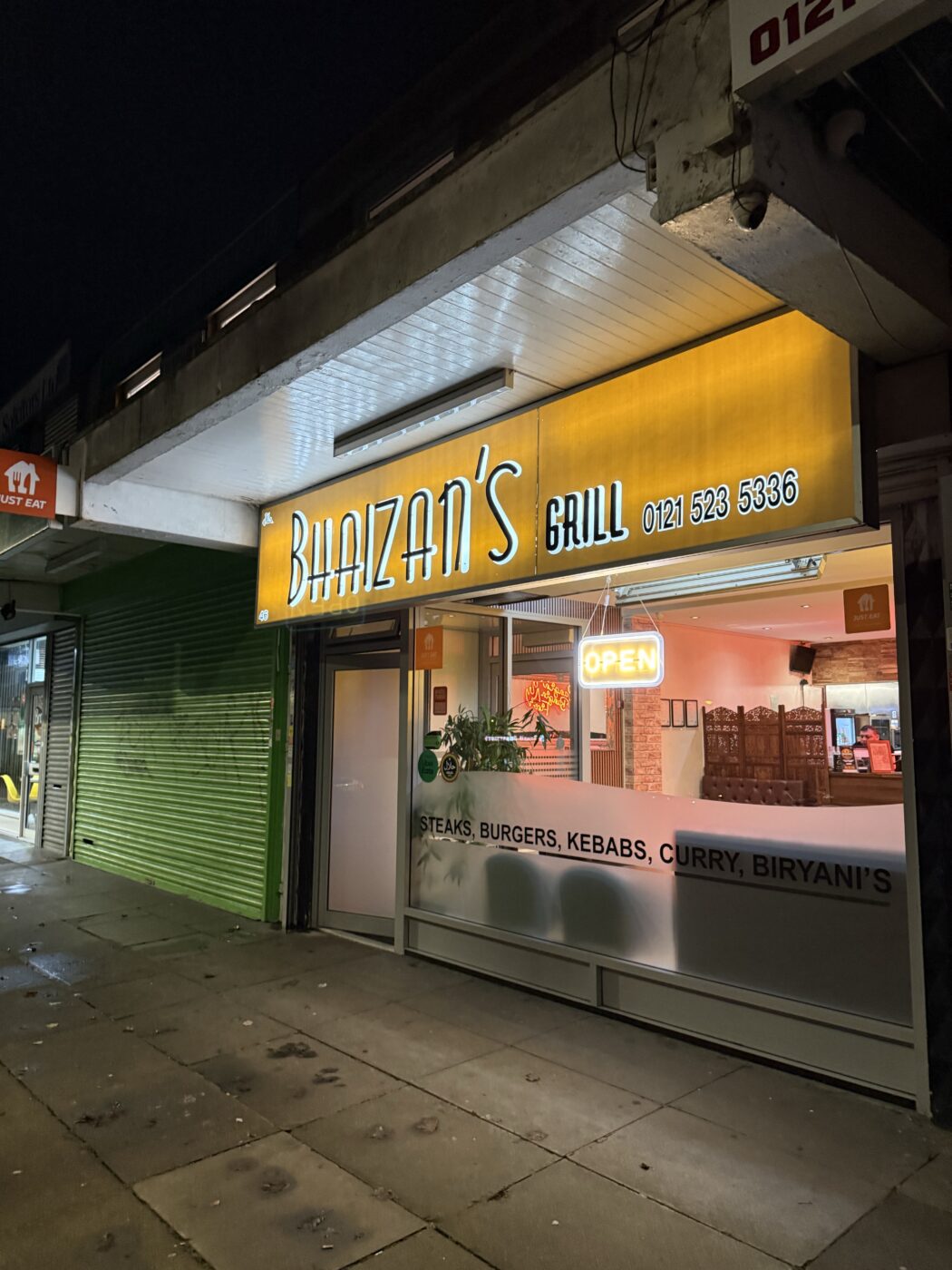 Bhaizans Grill, Lozells - Meat & One Veg